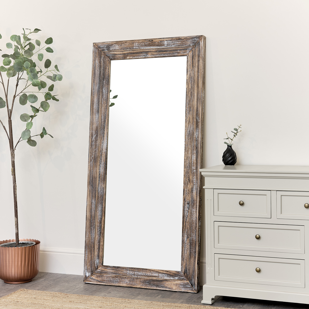 Oversized rustic mirror store